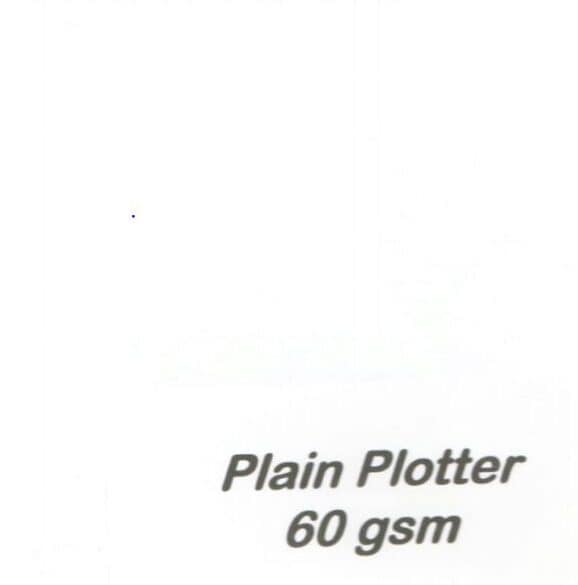 Plain Plotter Paper - Weight: 60gsm, Width: 152cm - VetiGraph